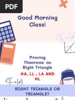 Congruent Right Triangles: HL, LL, HA, LA: Hypotenuse | PDF | Triangle ...