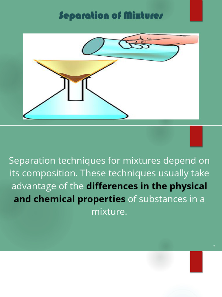 Separation Techniques | PDF | Mixture | Distillation