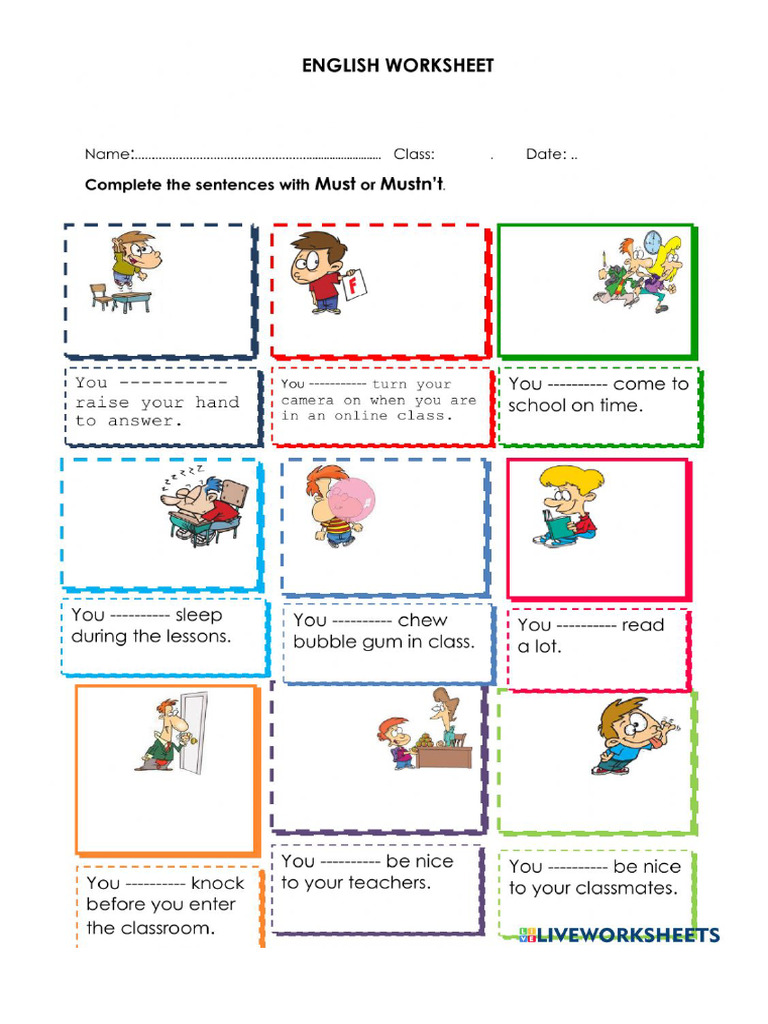 Must Musn't | PDF