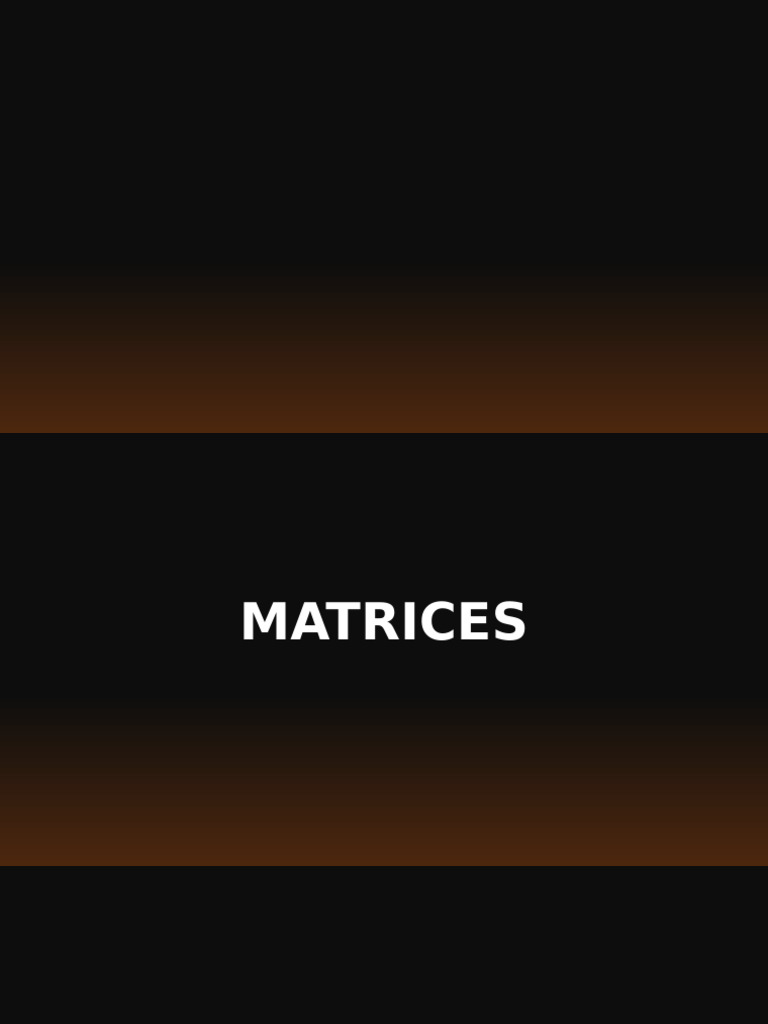 Matrix Transposition Explained | PDF