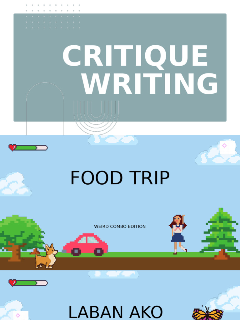 Final Critique Writing Guide | PDF | Evaluation | Evidence