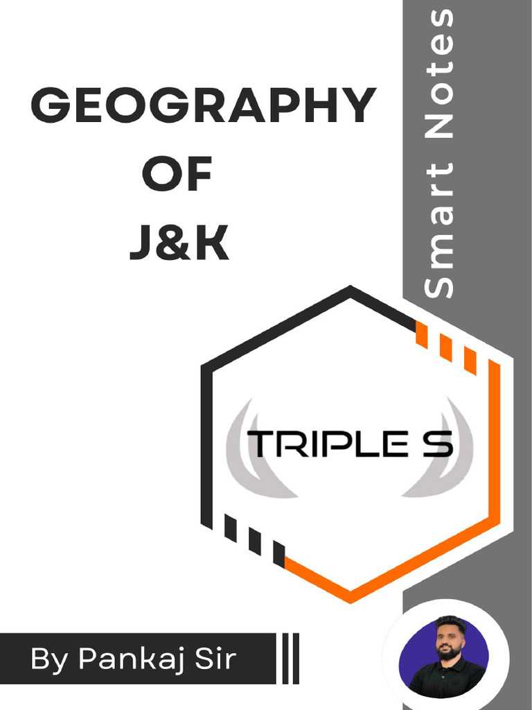 Geography of J&K and Ladakh for Class 9 | PDF