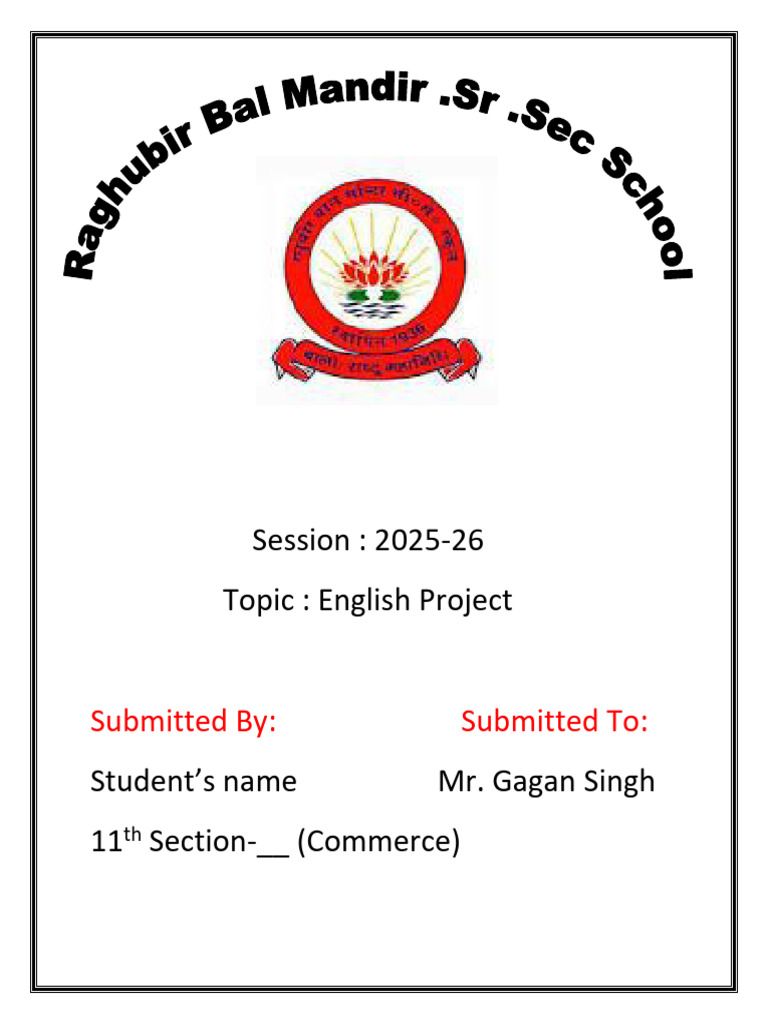 Front Page Format | PDF