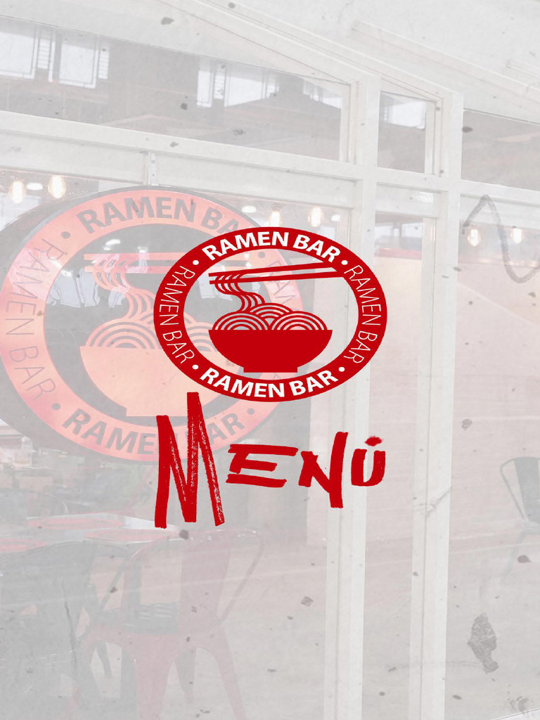 Menú Ramen Bar vzla | PDF