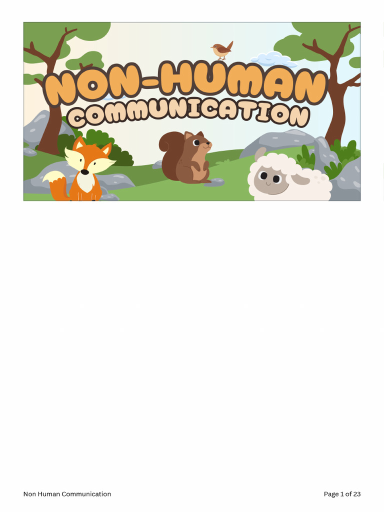 Non-Human-Communication - 20250227 074911 0000 | PDF