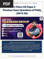 GS 2 PYQs Topicwise | PDF | Poverty | Poverty & Homelessness