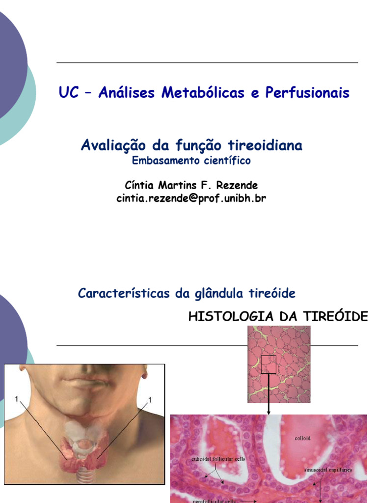 Função tireoidiana (1) | PDF | Tireoide | Hipertireoidismo