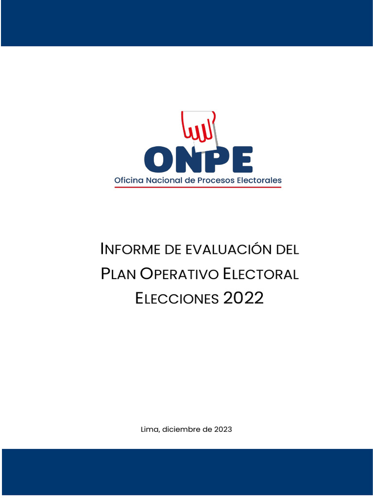 EVA-POE-2022 | PDF | Elecciones | Votación