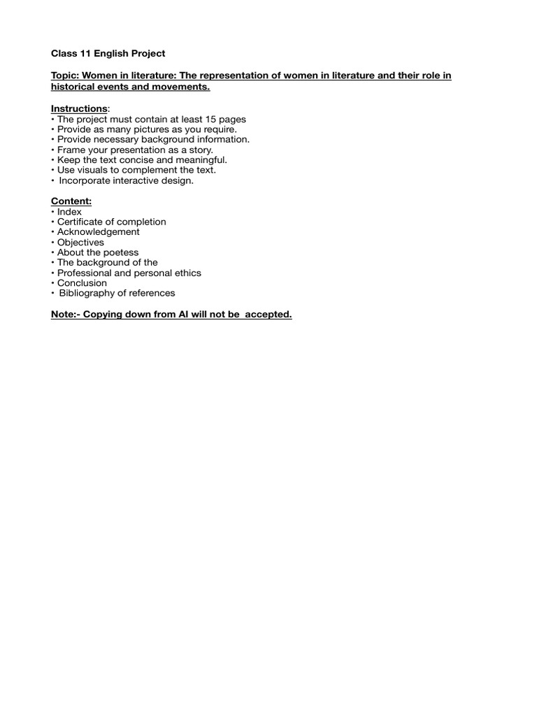 English Project | PDF