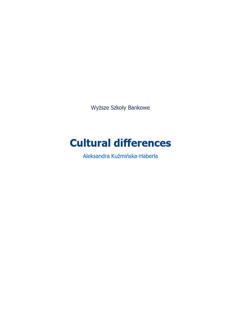 Understanding Cultural Differences in Business | PDF | Stereotypes ...