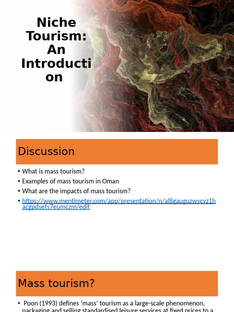 Niche Tourism: Definition and Impact | PDF | Tourism | Marketing