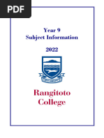 Grade 10 Subject Stream Selection Guide | PDF | Mathematics | Science