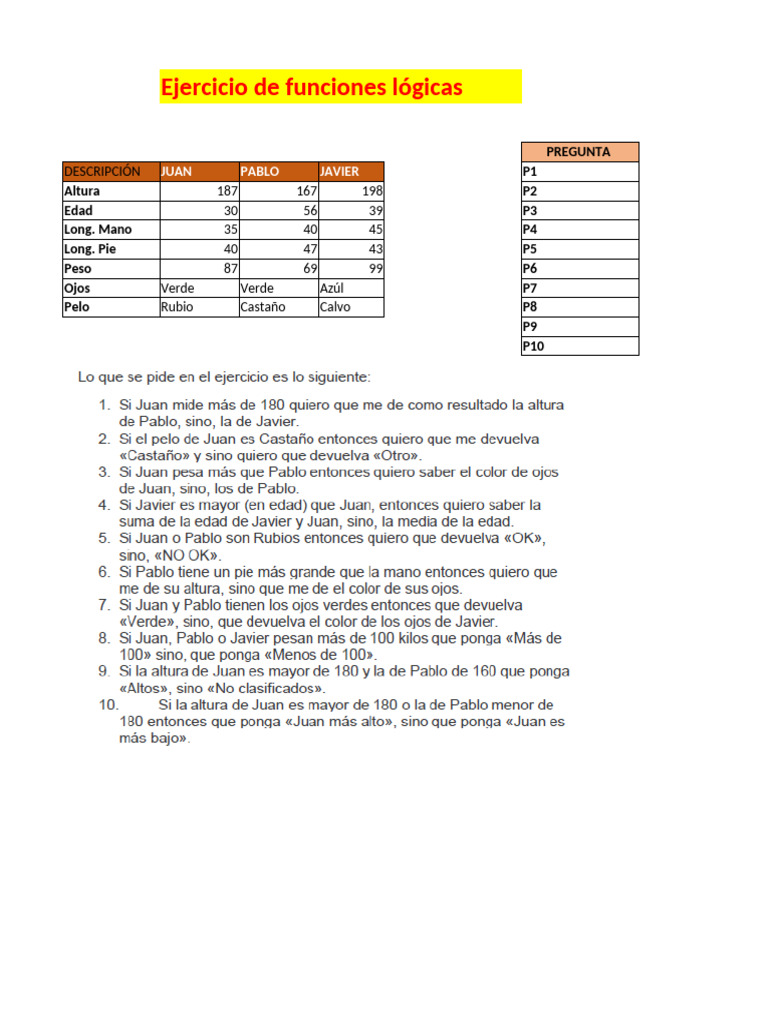 Ejercicios-De-Funciones-Lógicas O ZFPM D2 EJER 2 | PDF