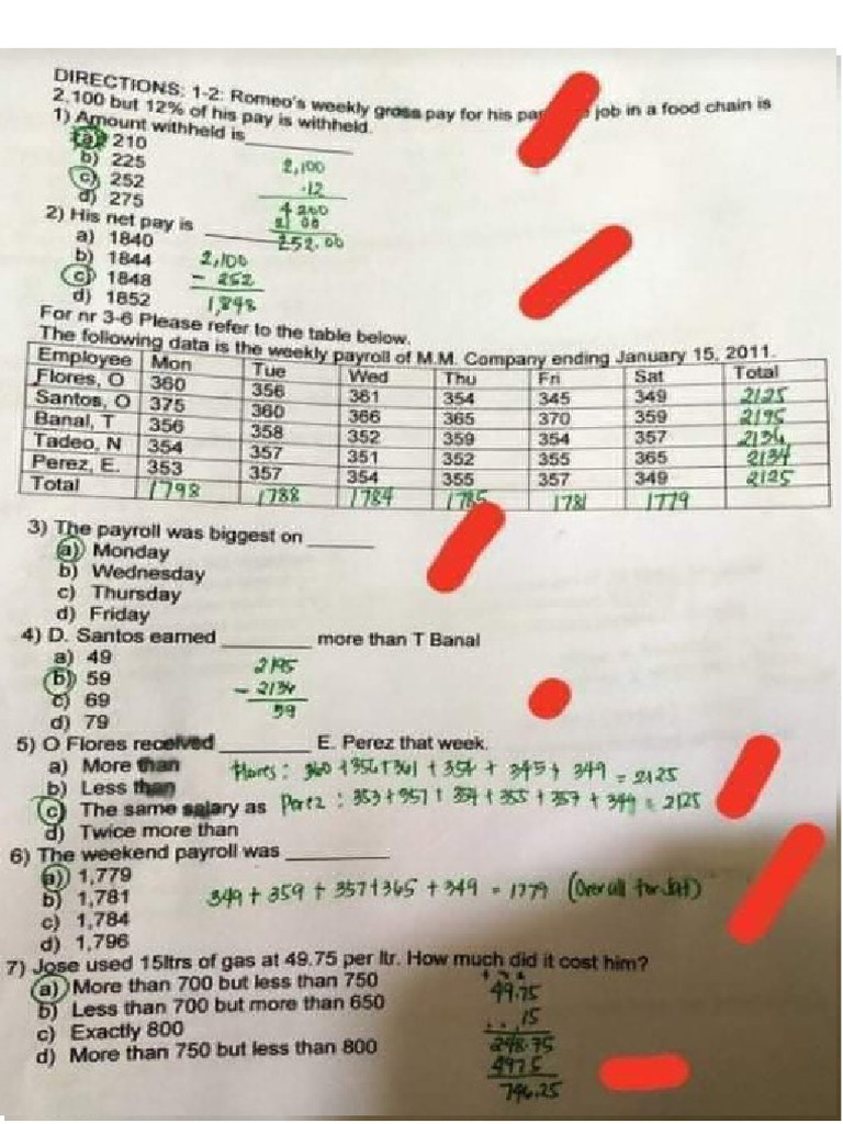 Afpsat Review Math 2 | PDF