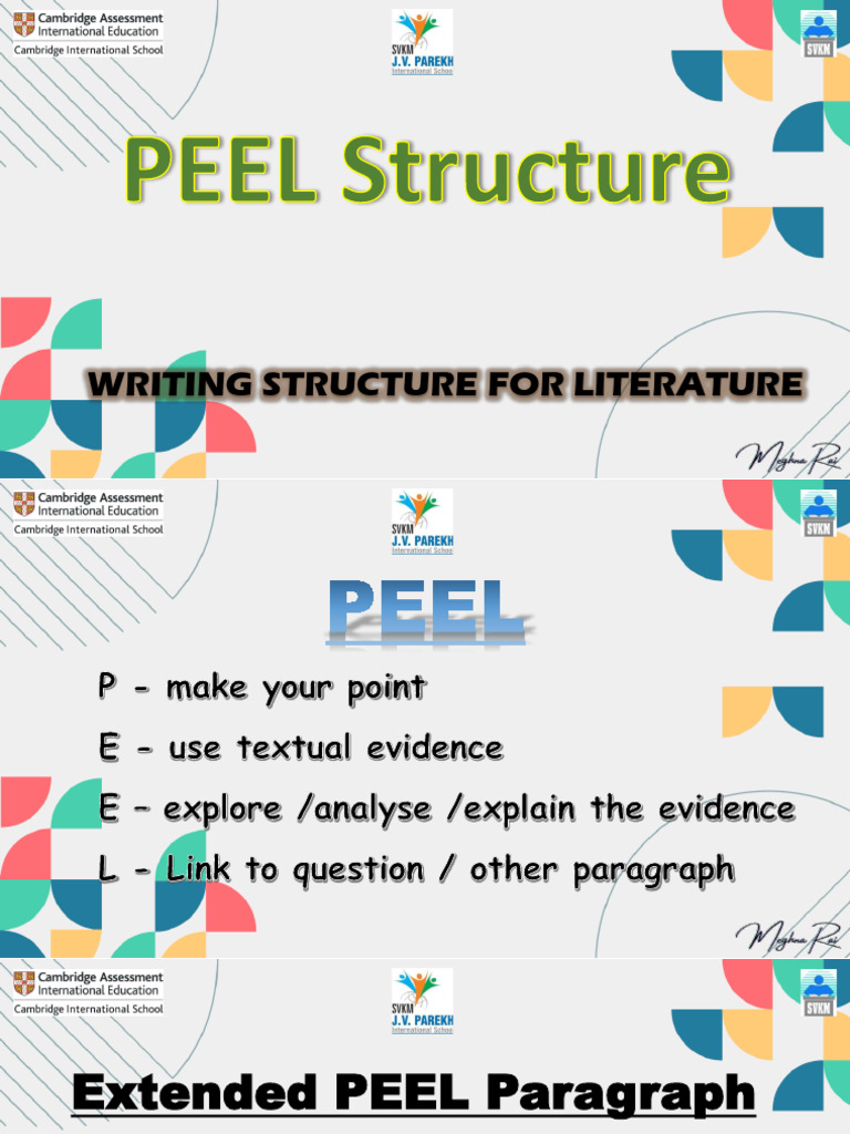 English Lit - PEEL STRUCTURE | PDF