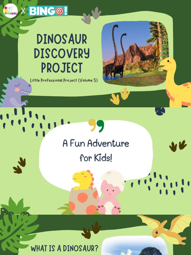 Fun Dinosaur Discovery Project for Kids | PDF | Dinosaurs | Cretaceous