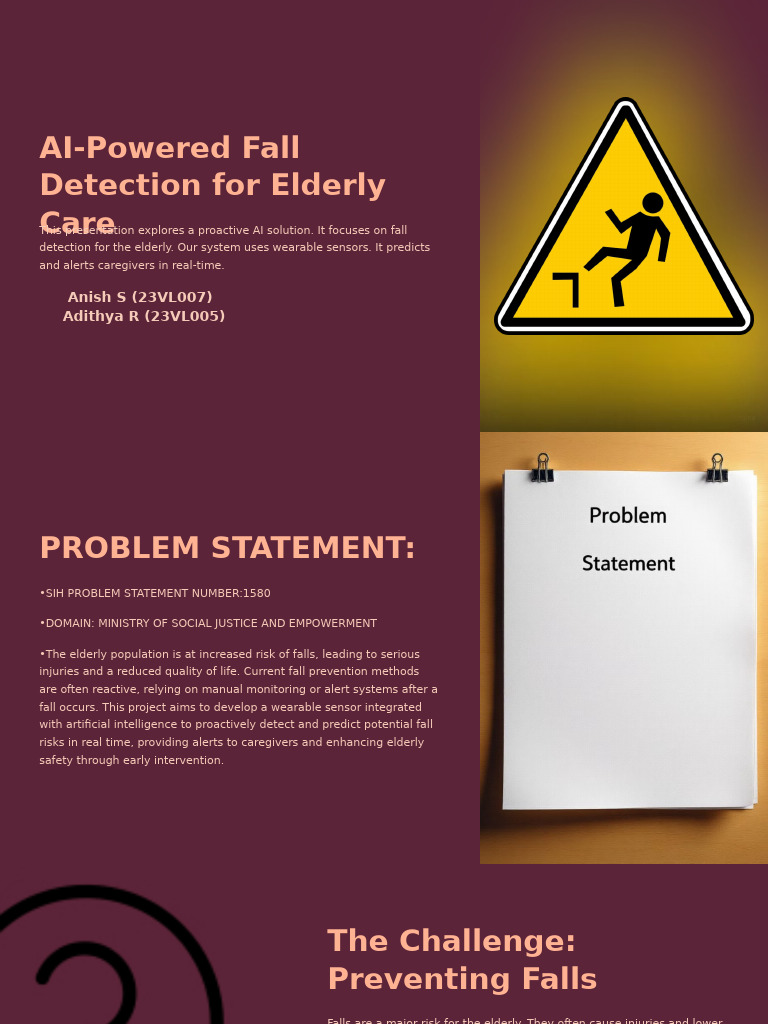 Ai Powered Fall Detection For Elderly Care Pdf Artificial