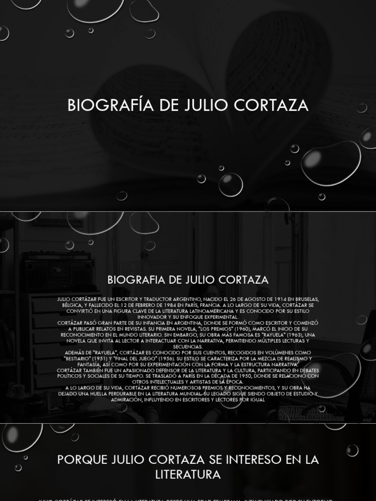 Biografía de Julio Cortázar | PDF | Novelas | America latina