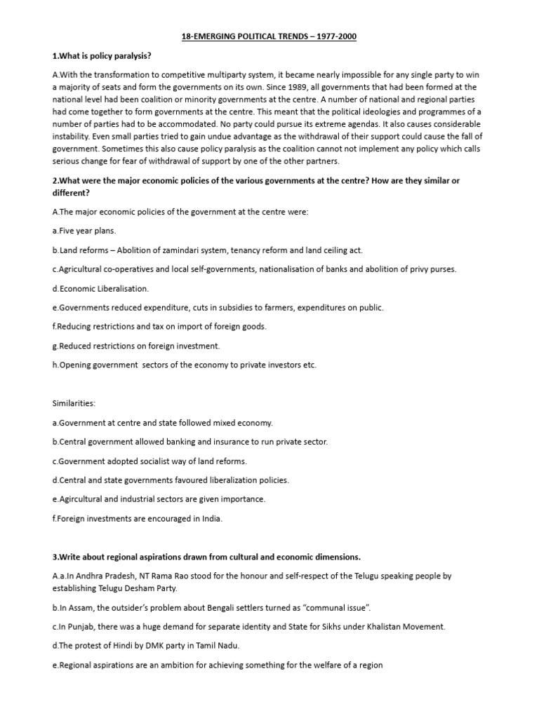 SST Ch - 18 | PDF | Economies