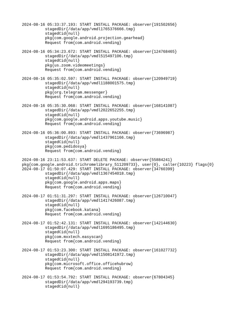 PM Debug Info | PDF | Android (Operating System) | System Software
