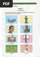 Cambridge Starters Reading & Writing Test | PDF