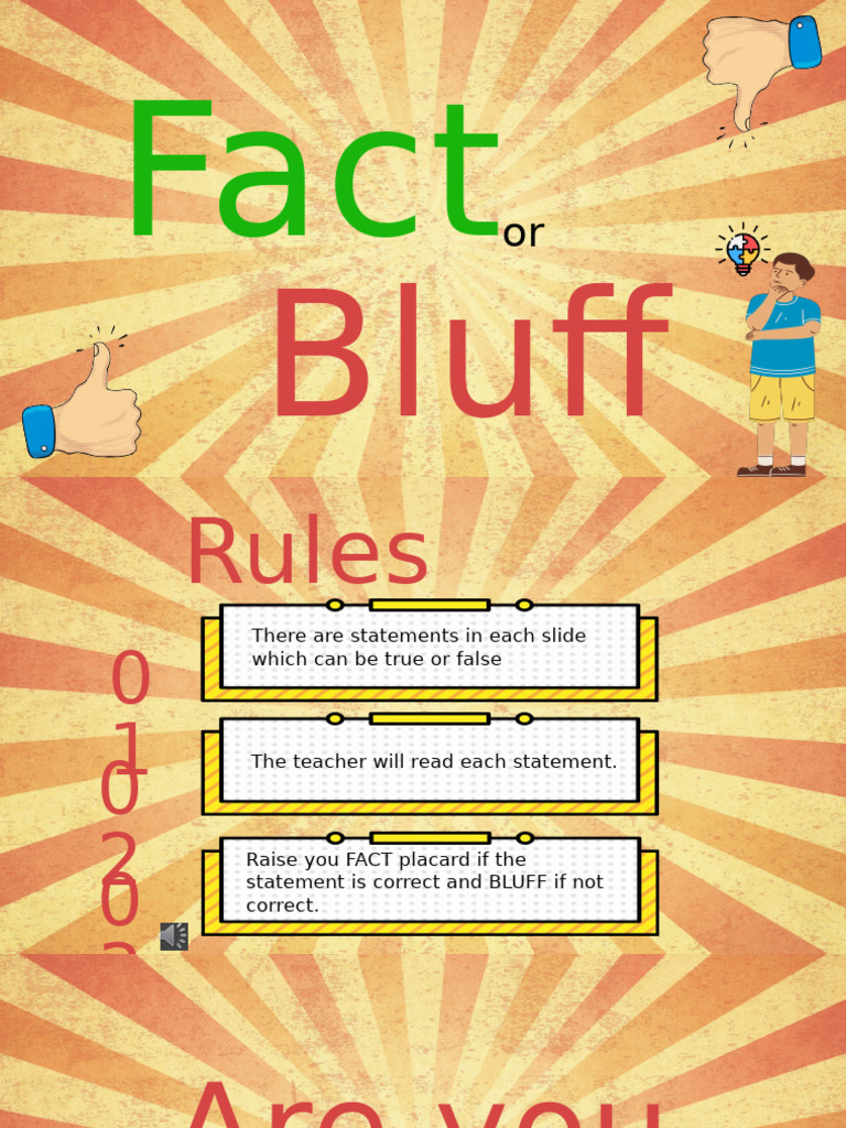 ACTIVITY - FACT or BLUFF | PDF