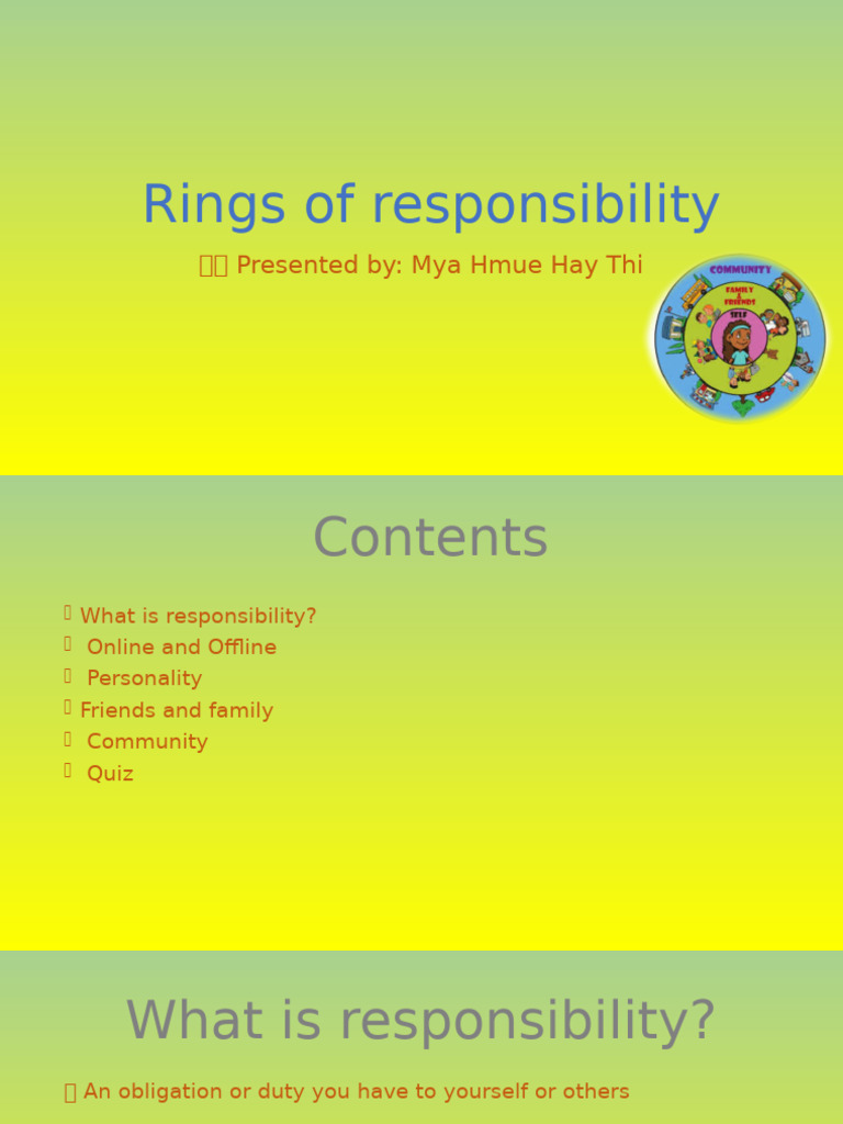 Rings of responsibility-MHH | PDF