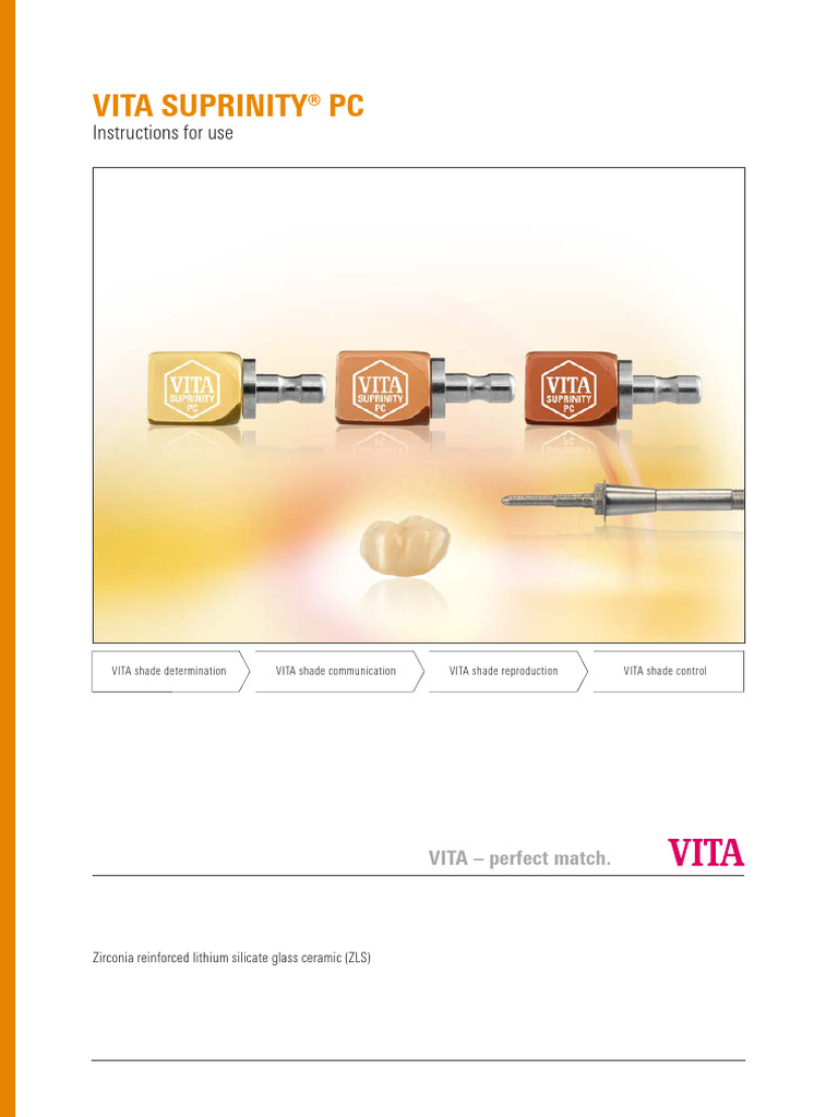 VITA 1951 1951E SUPRINITY PC GA EN V10 Screen en | PDF | Materials | Dentistry Branches