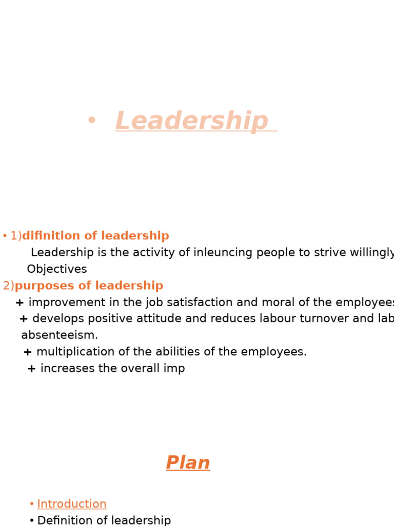 Leadeship | PDF