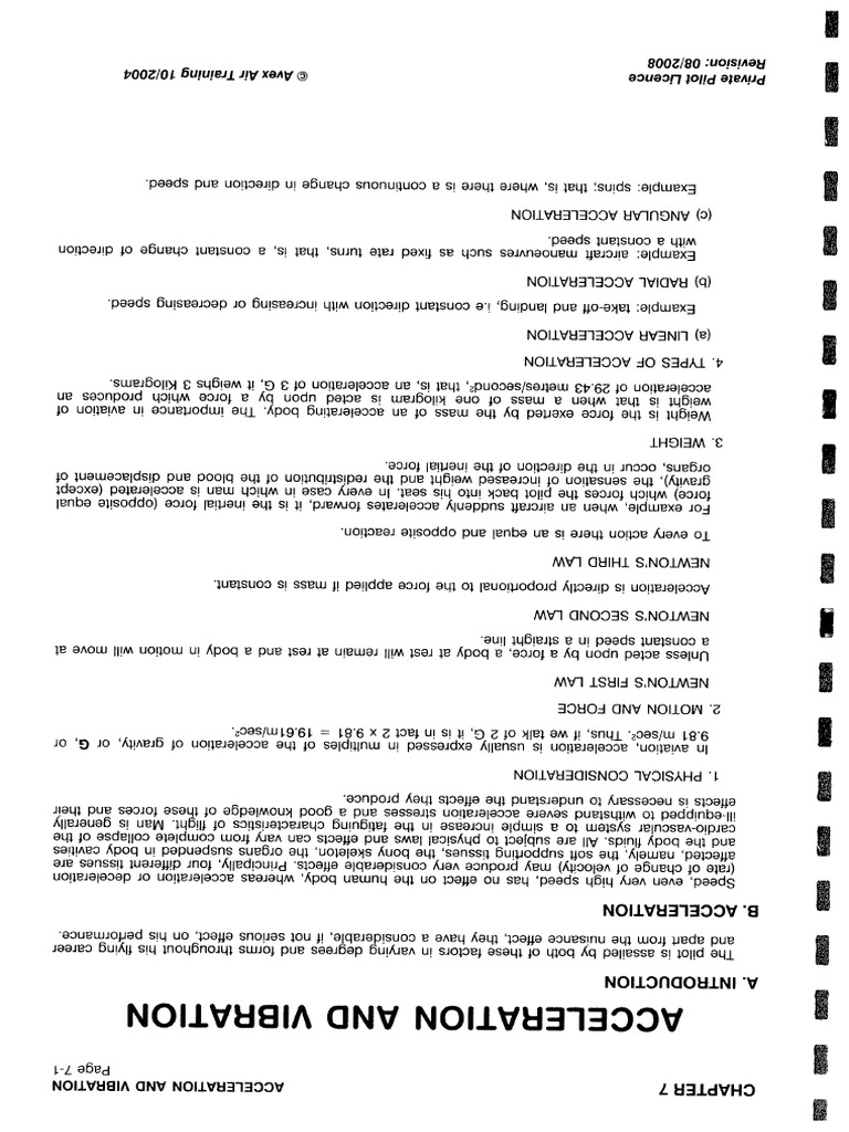 PPL - Human Performance & Limitations - Part 2 | PDF