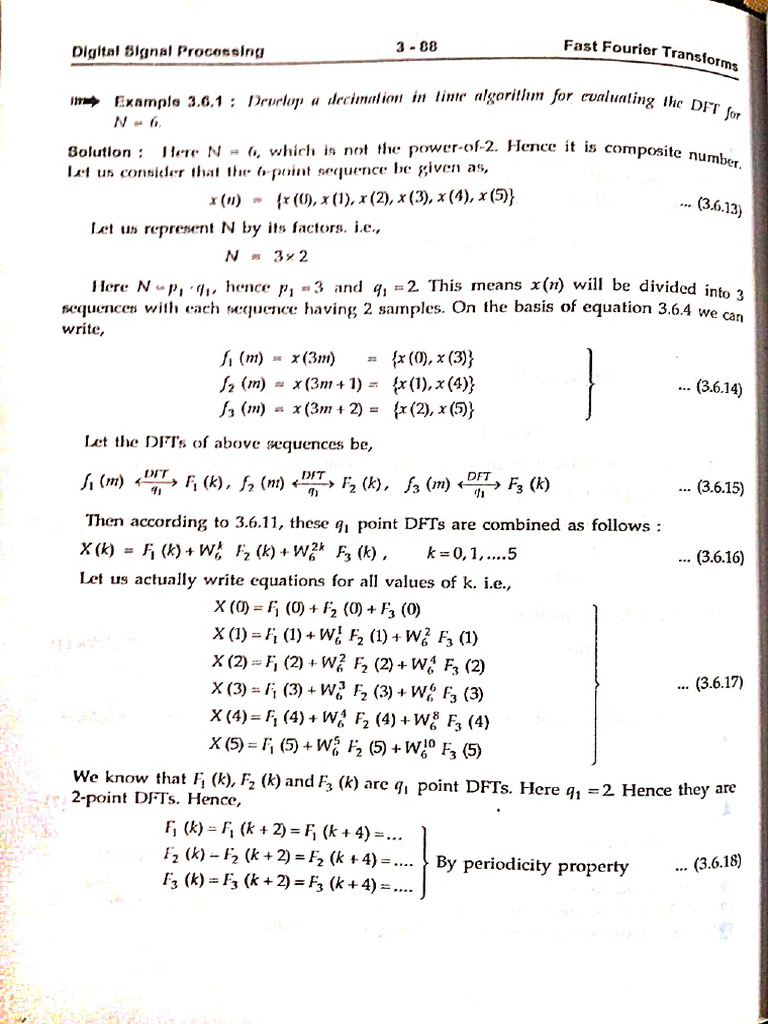 FFT With General Radix | PDF