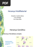 Entendendo a Herança Multifatorial | PDF | Alelo | Herdabilidade