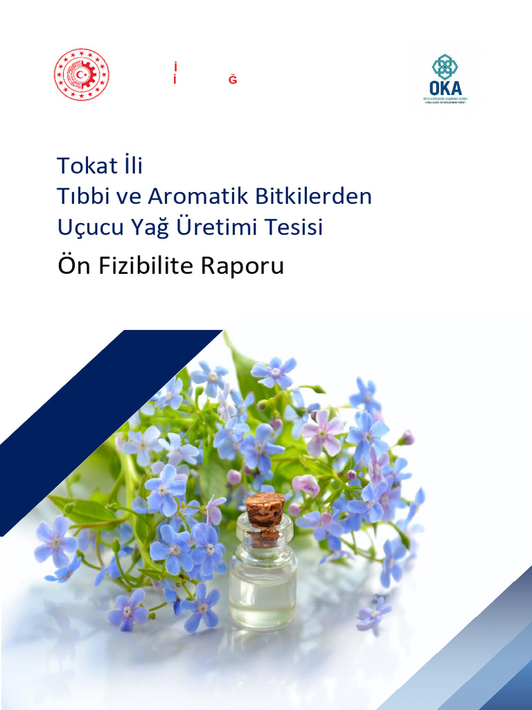 Tokat Ili Tibbi Ve Aromatik Bitkilerden Ucucu Yag Uretimi On Fizibilite ...