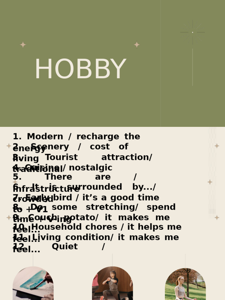 Lesson 6 - Hobbies | PDF