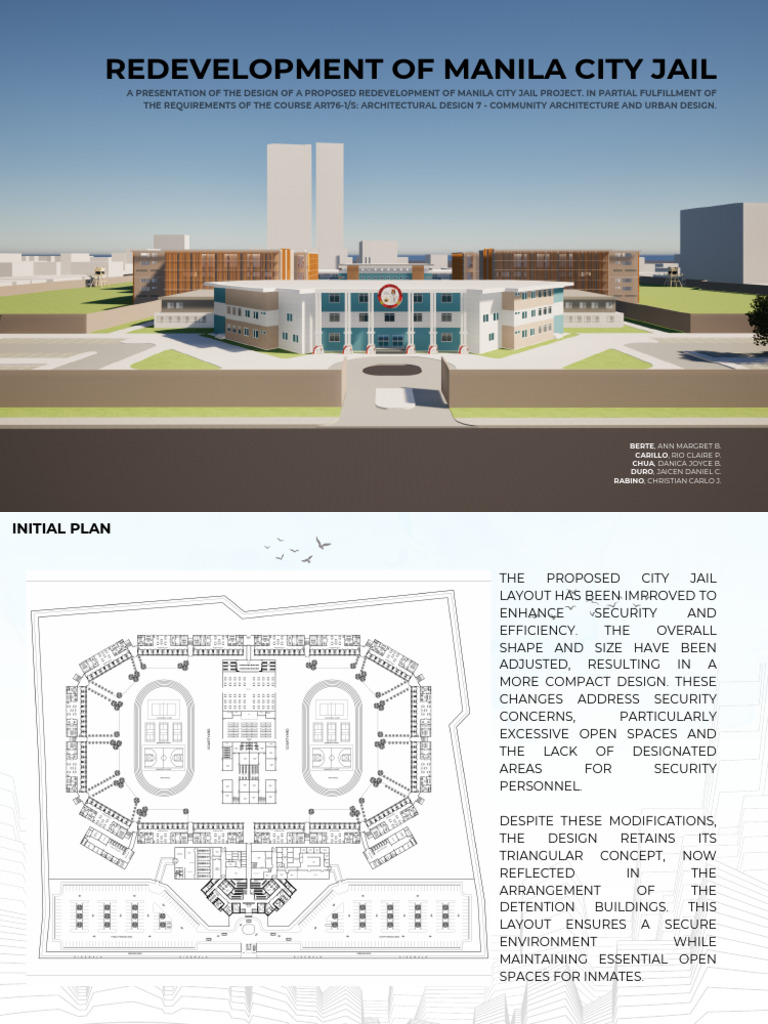 Group 4 - Ar147-1s - A51 - Group Plate 100 - Redevelopment of Manila City Jail - Phase 3 | PDF