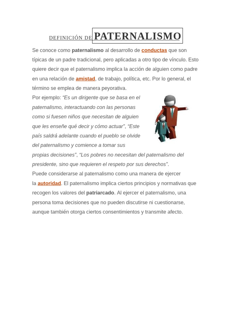 Paternalismo | PDF