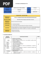 Iii-Formato-Plan de Clase - 2025-2 | PDF | Comunicación | Enseñando