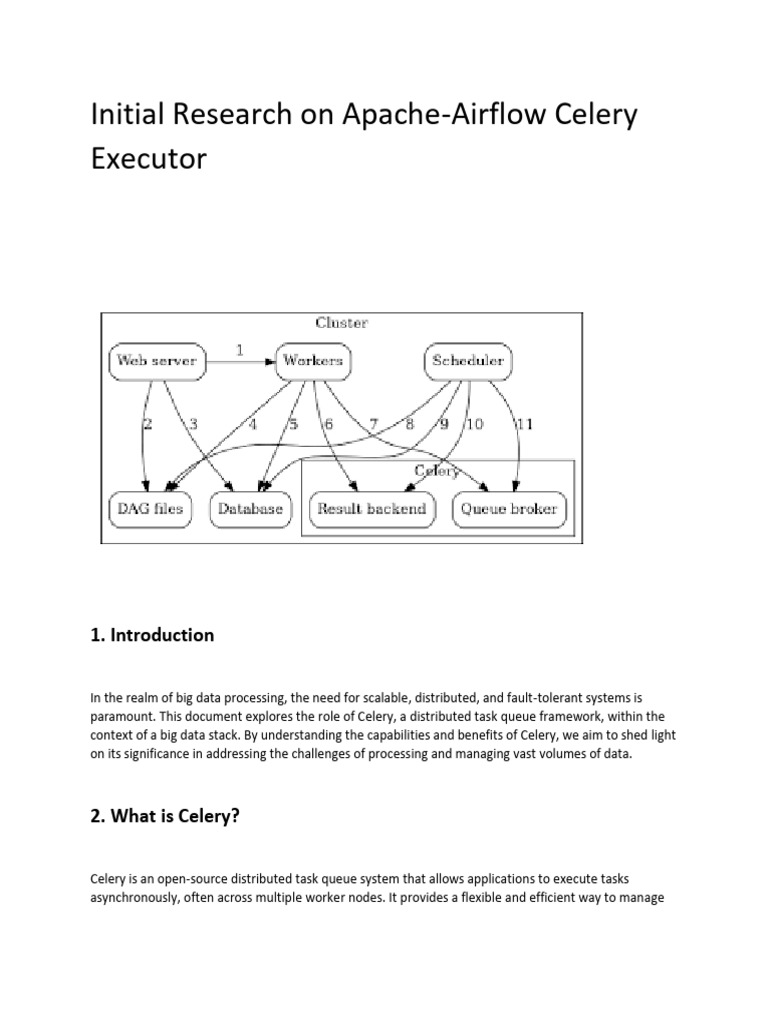 Apache Airflow Celery | PDF | Scalability | Big Data