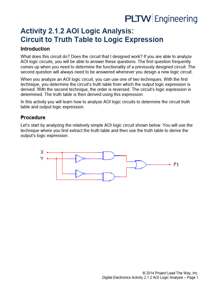 Analyzing AOI Logic Equivalence | PDF | Logic Gate | Logic