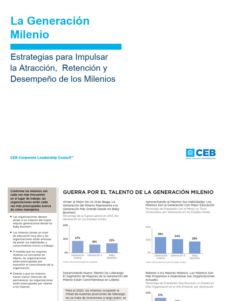Generación Milenios | PDF | Millennials