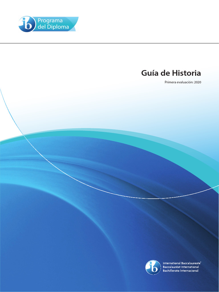 Guía de Historia del IB 2020 | PDF | Evaluación | Aprendizaje
