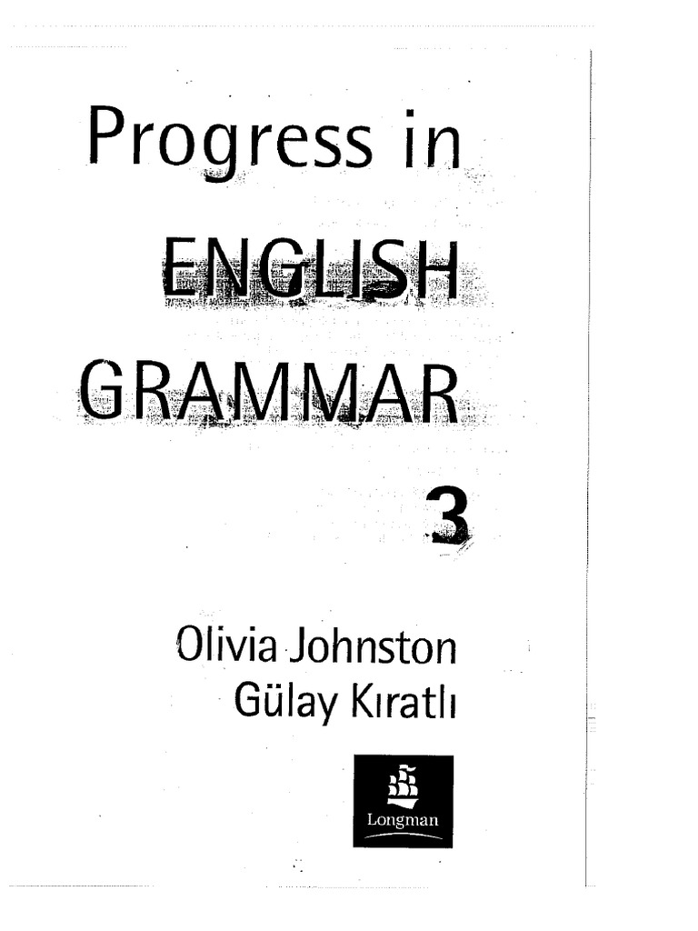 Progress in English Grammar 3 | PDF