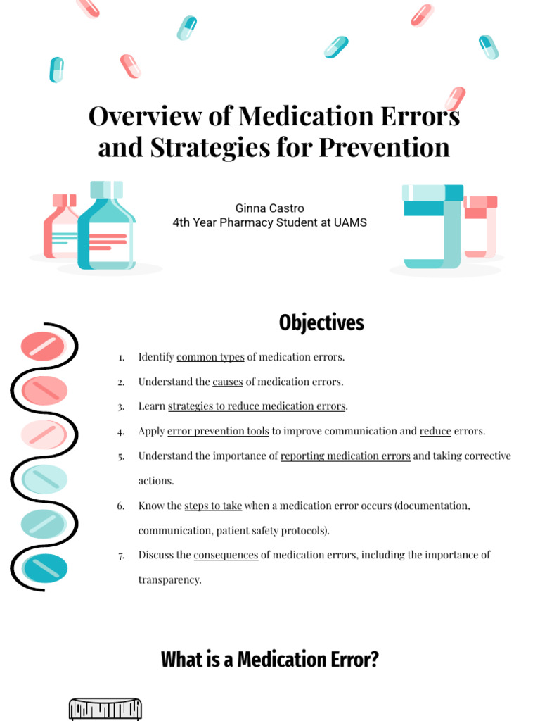 Medication Errors & Error Prevention Tools | PDF | Medical Error ...