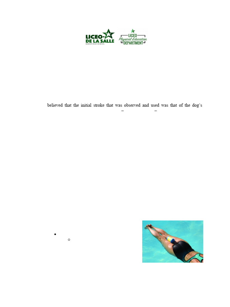 Introduction To Swimming | PDF | Swimming (Sport) | Leisure Activities