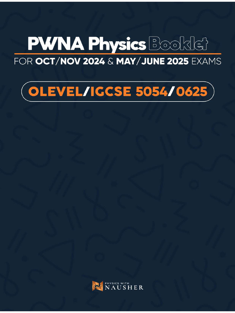 Nausher Alam's Physics Question Paper | PDF | Electromagnetism ...