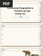 Ang Pagsisimula NG Mga Kabihasnan Sa Daigdig (Grade8) | PDF
