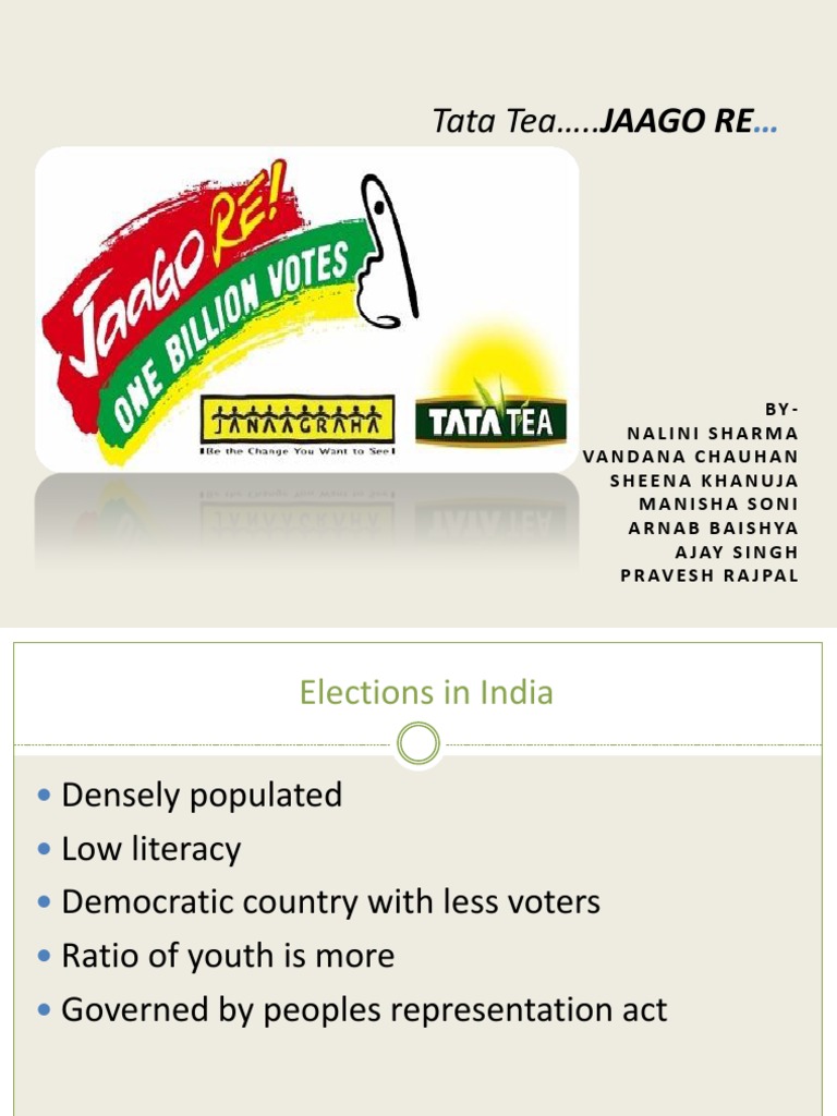 Jaago Re Case Study (Final) | PDF | Advertising | Public Sphere