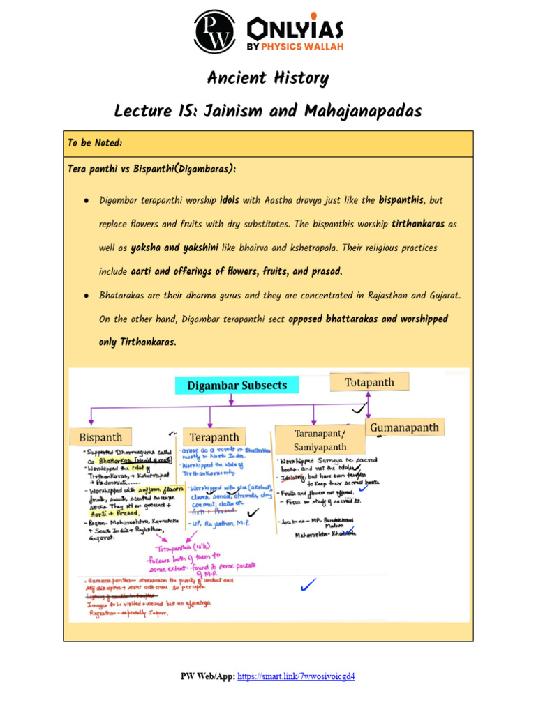 Yapaniya Sect in Jainism Explained | PDF