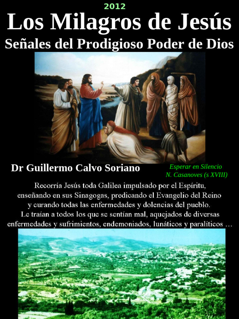 Los Milagros de Jesús - Señales Del Prodigioso Poder de Dios - Imágenes ...