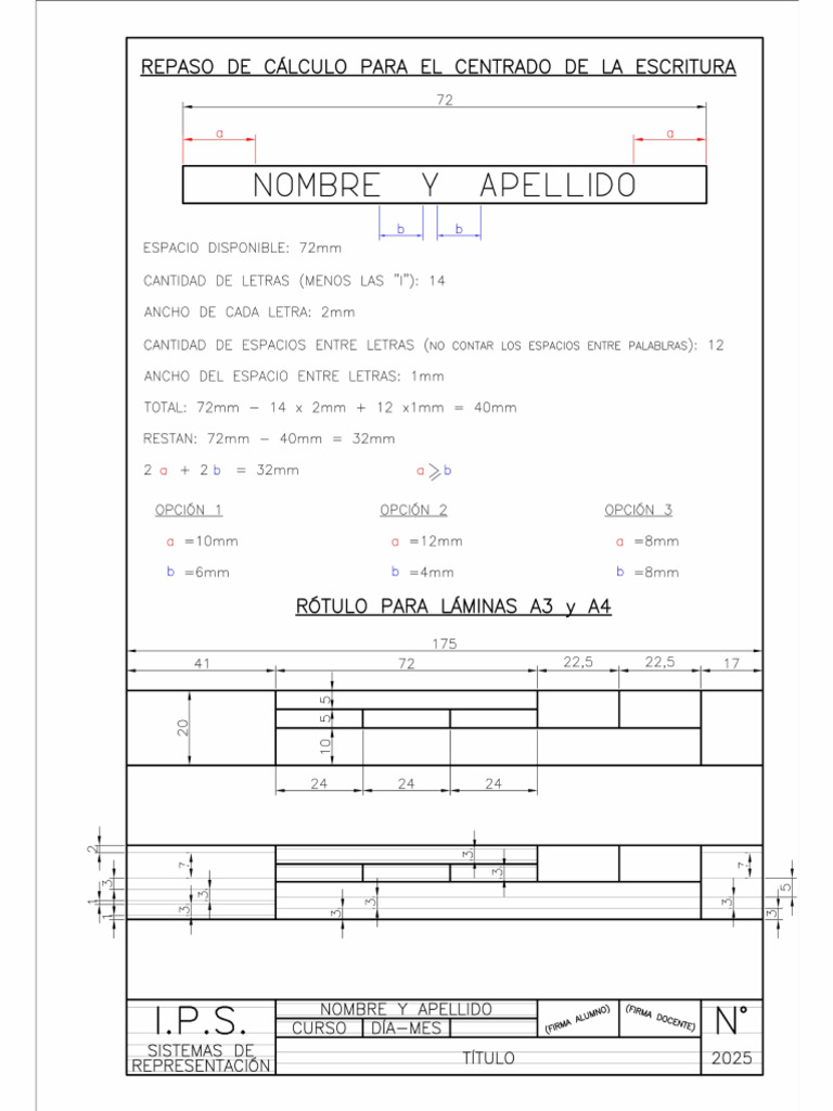 Rotulo A3 y A4 | PDF